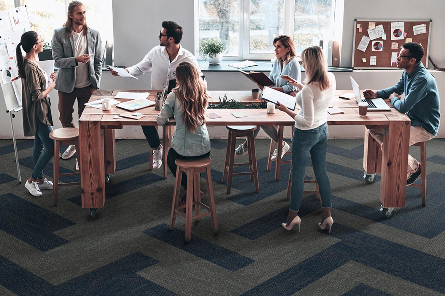 Carpets Inter EcoSoft carpet Tiles - Sustainability Awards - Building a ...